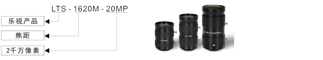 1.1英寸20MP工业镜头